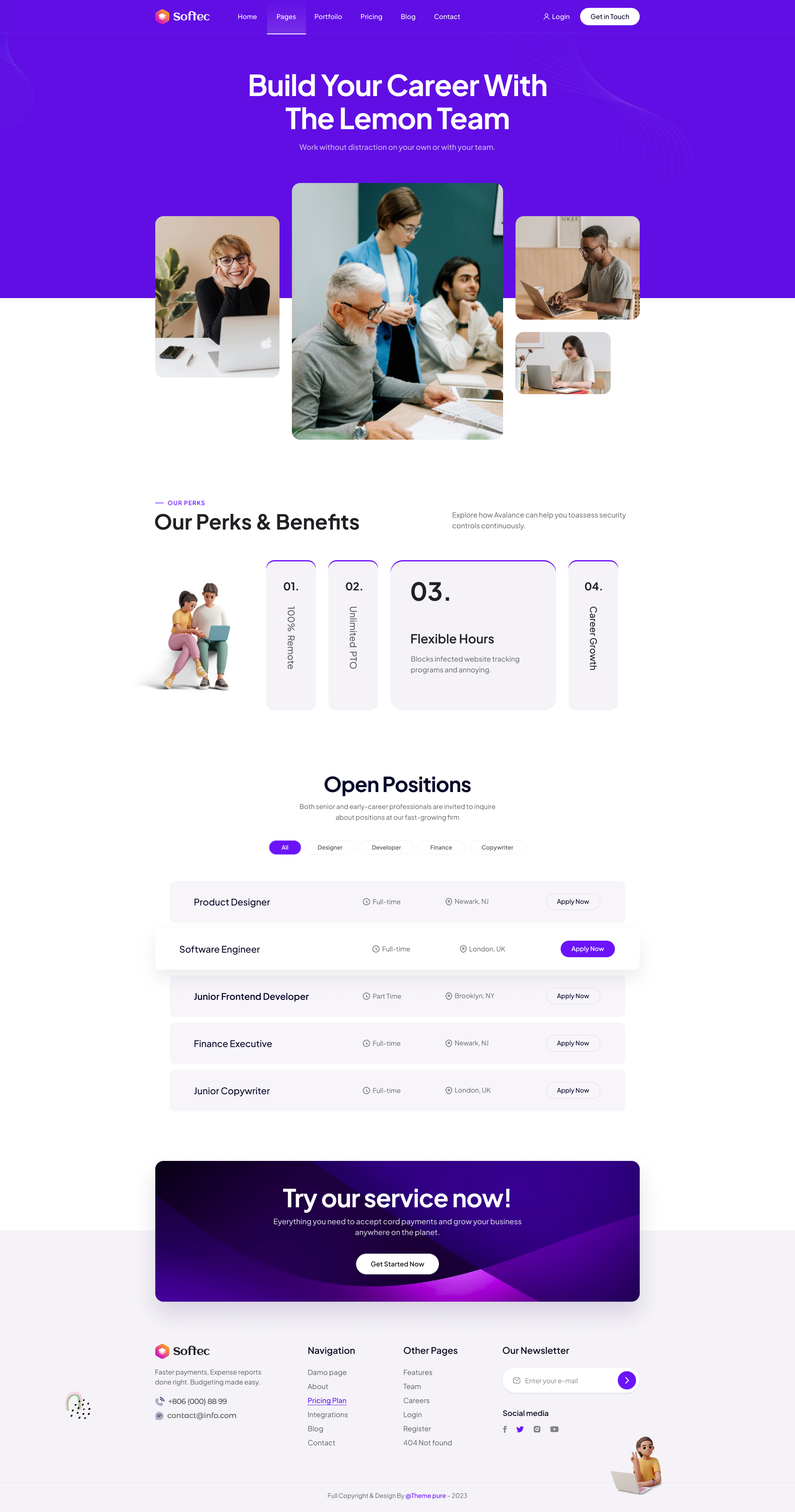 Softec - Software & Technology Figma Template by Theme_Pure | ThemeForest