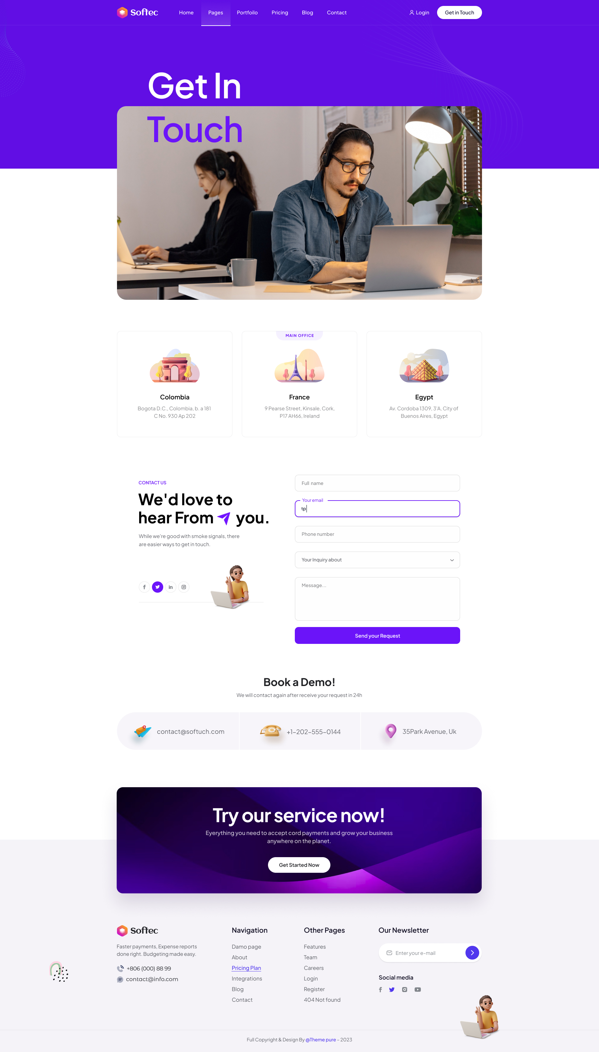 Softec - Software & Technology Figma Template by Theme_Pure | ThemeForest