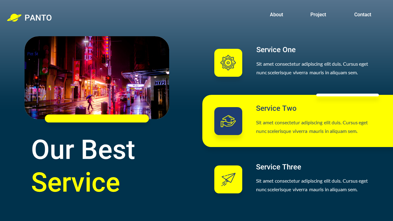 PANTO - Creative Business Presentation Template, Presentation Templates