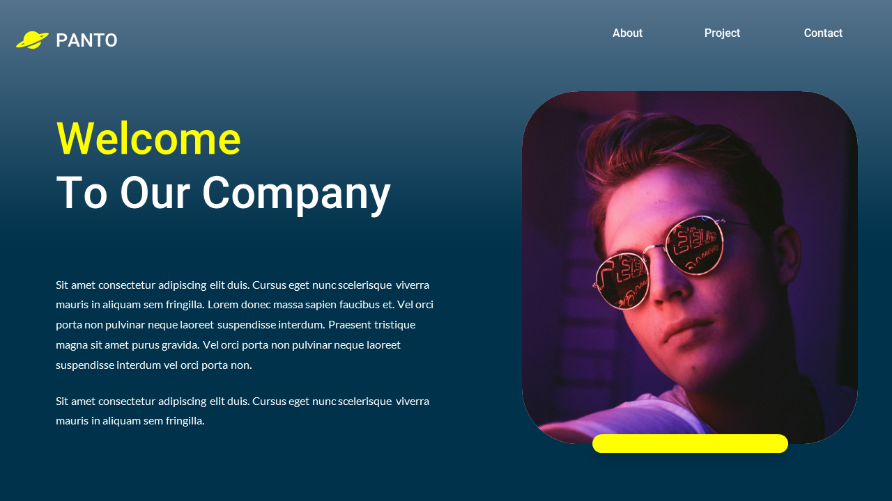 PANTO - Creative Business Presentation Template, Presentation Templates