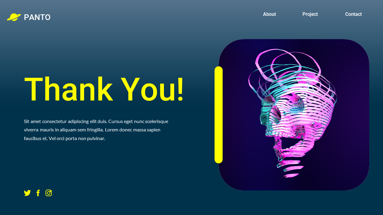 PANTO - Creative Business Presentation Template, Presentation Templates