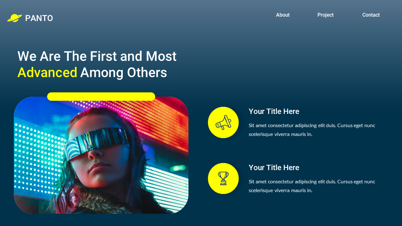 PANTO - Creative Business Presentation Template, Presentation Templates