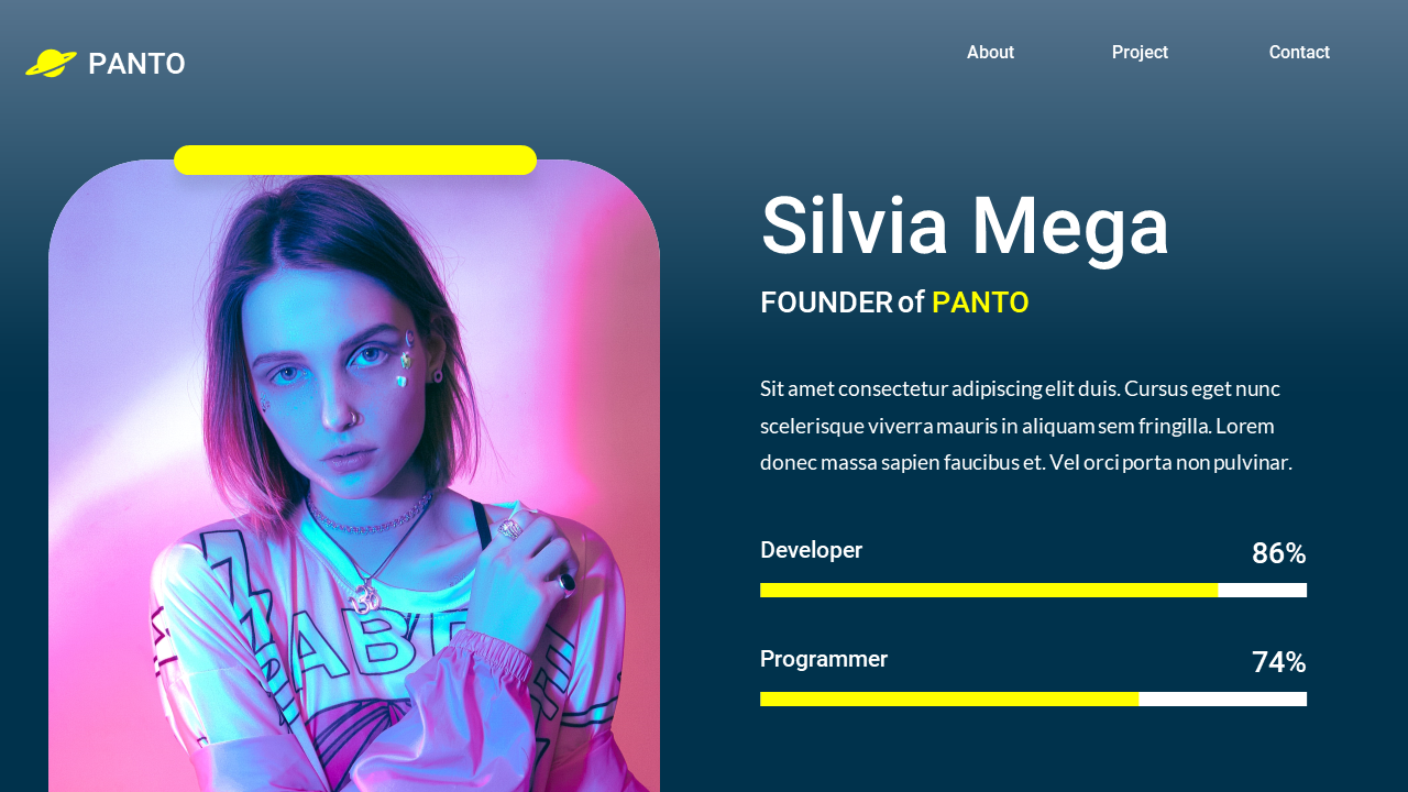 PANTO - Creative Business Presentation Template, Presentation Templates