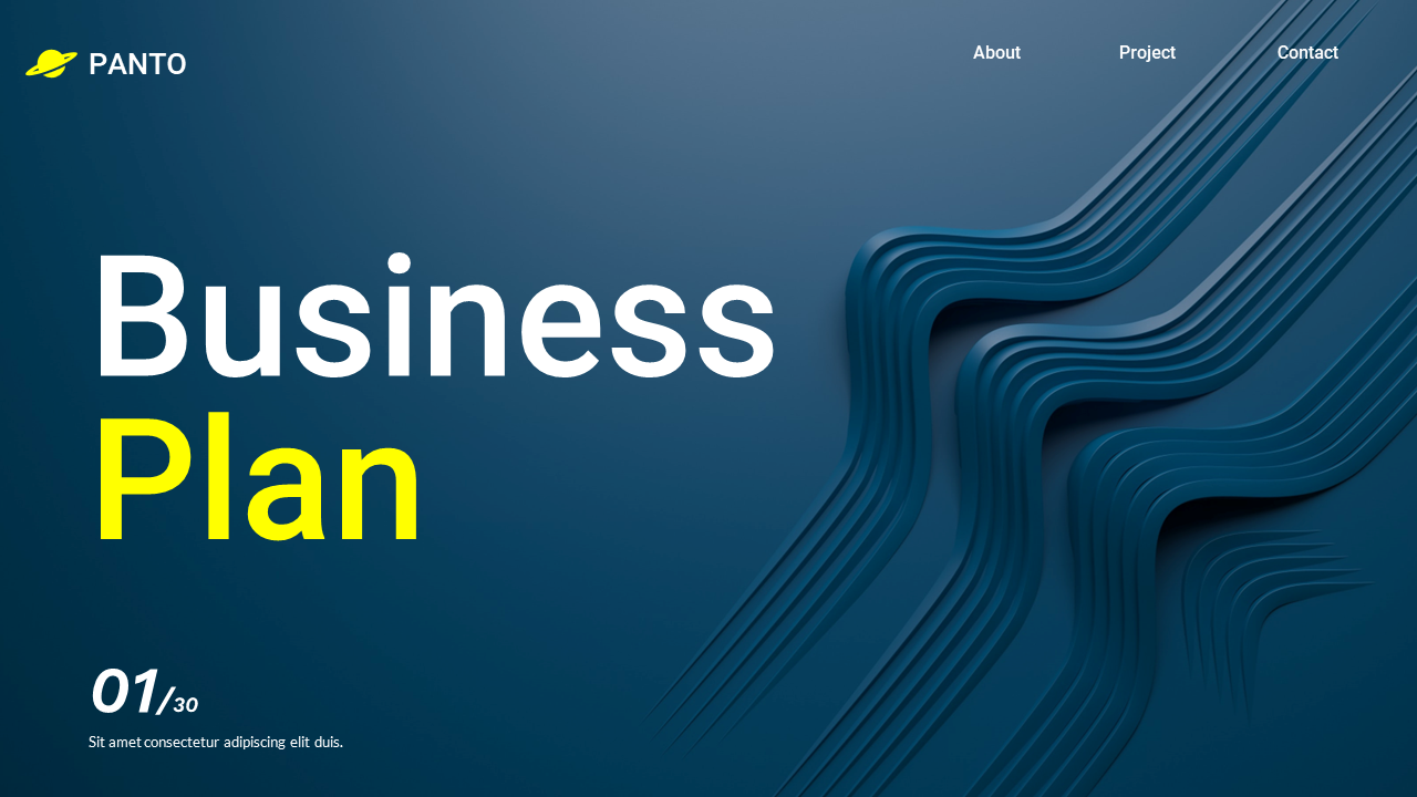 PANTO - Creative Business Presentation Template, Presentation Templates