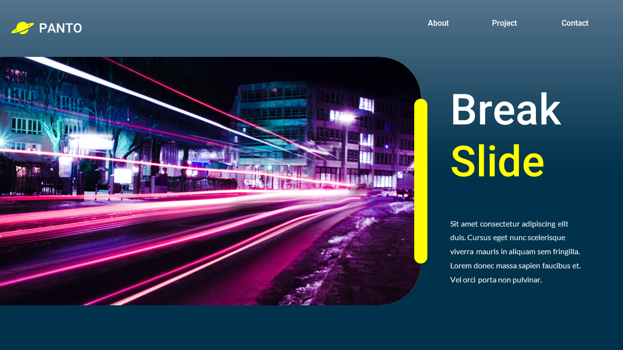 PANTO - Creative Business Presentation Template, Presentation Templates