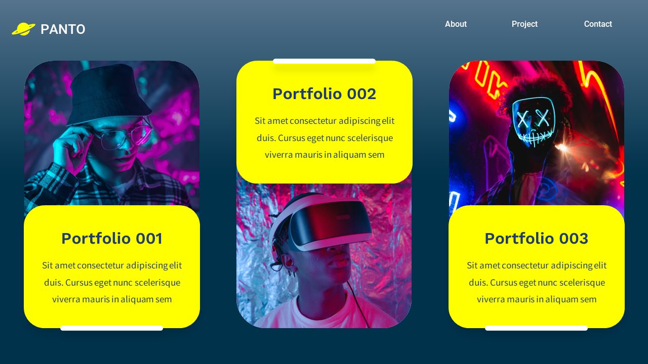 PANTO - Creative Business Presentation Template, Presentation Templates