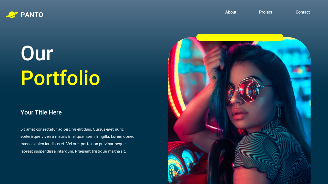 PANTO - Creative Business Presentation Template, Presentation Templates