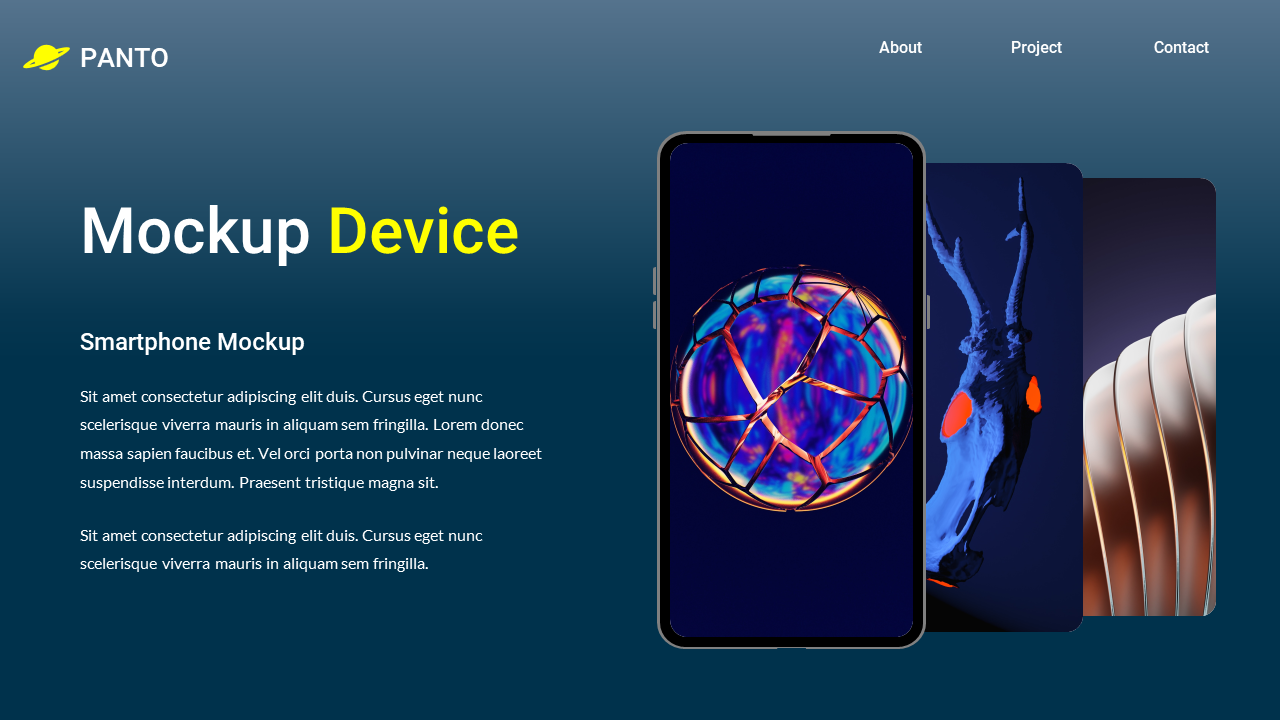 PANTO - Creative Business Presentation Template, Presentation Templates
