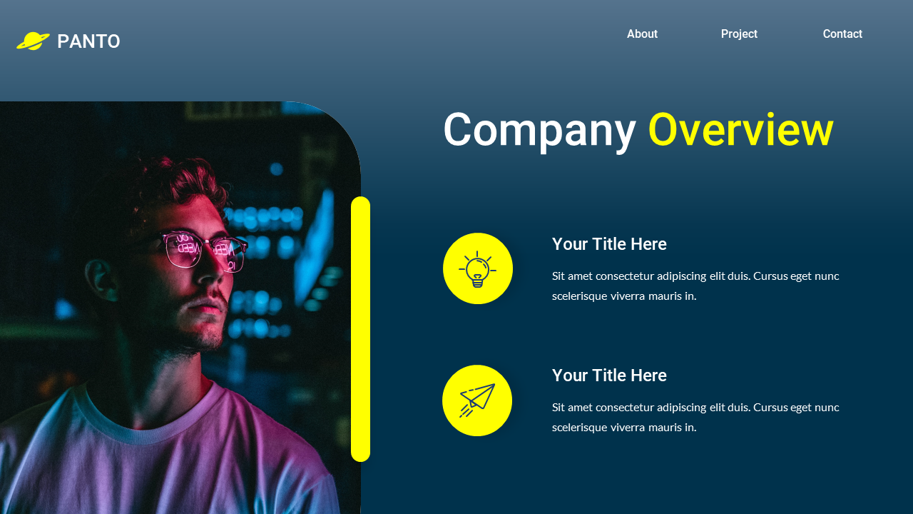 PANTO - Creative Business Presentation Template, Presentation Templates