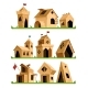 Cardboard House Buildings, Vectors | GraphicRiver