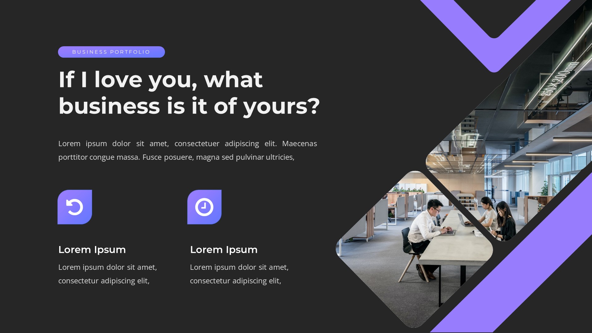 Pancen - Business Portfolio Powerpoint Template, Presentation Templates