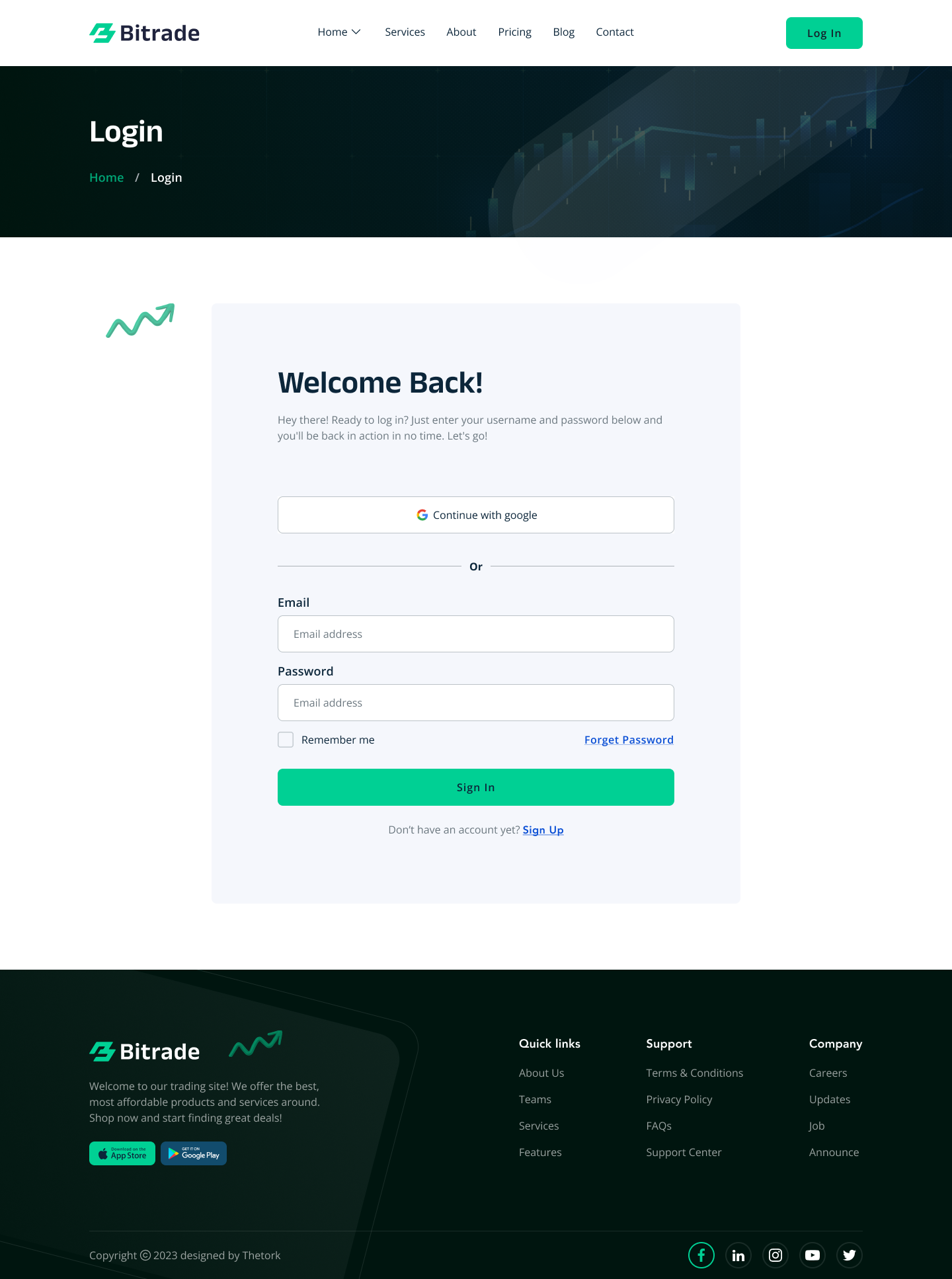 Bitrader - Crypto, Stock and Forex Trading Business Figma UI Template ...