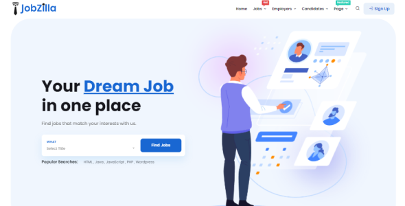 JobZilla - Job Board WordPress Theme by DexignZone | ThemeForest