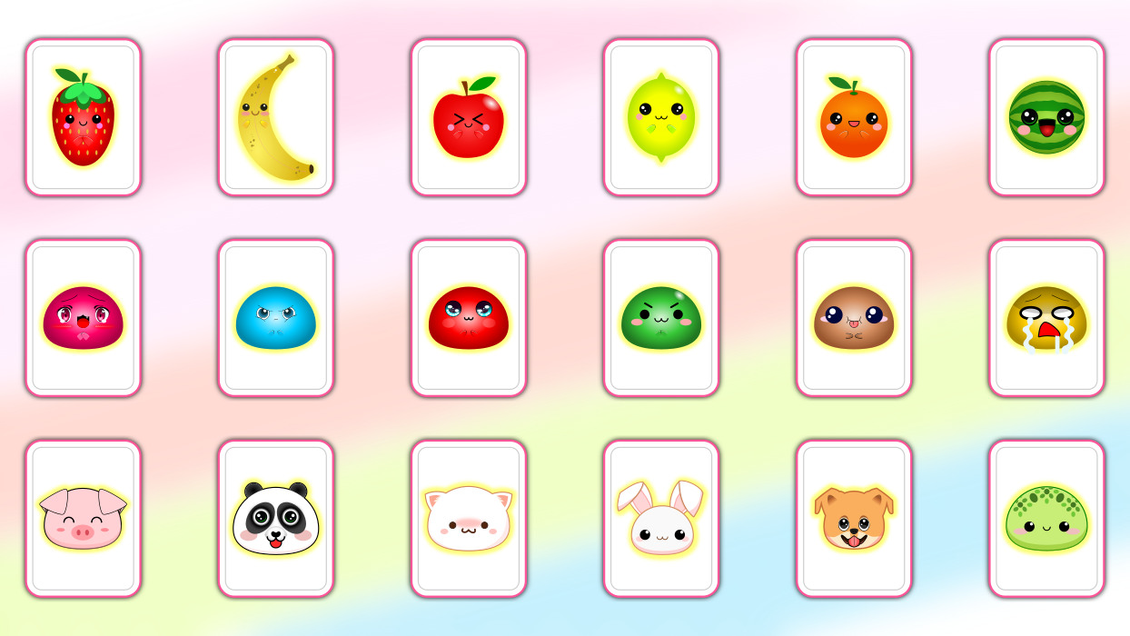 Kawaii Memory - Card Matching Game by GamesGouki | CodeCanyon