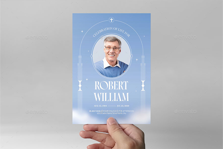 Funeral Brochure Template, Print Templates | GraphicRiver
