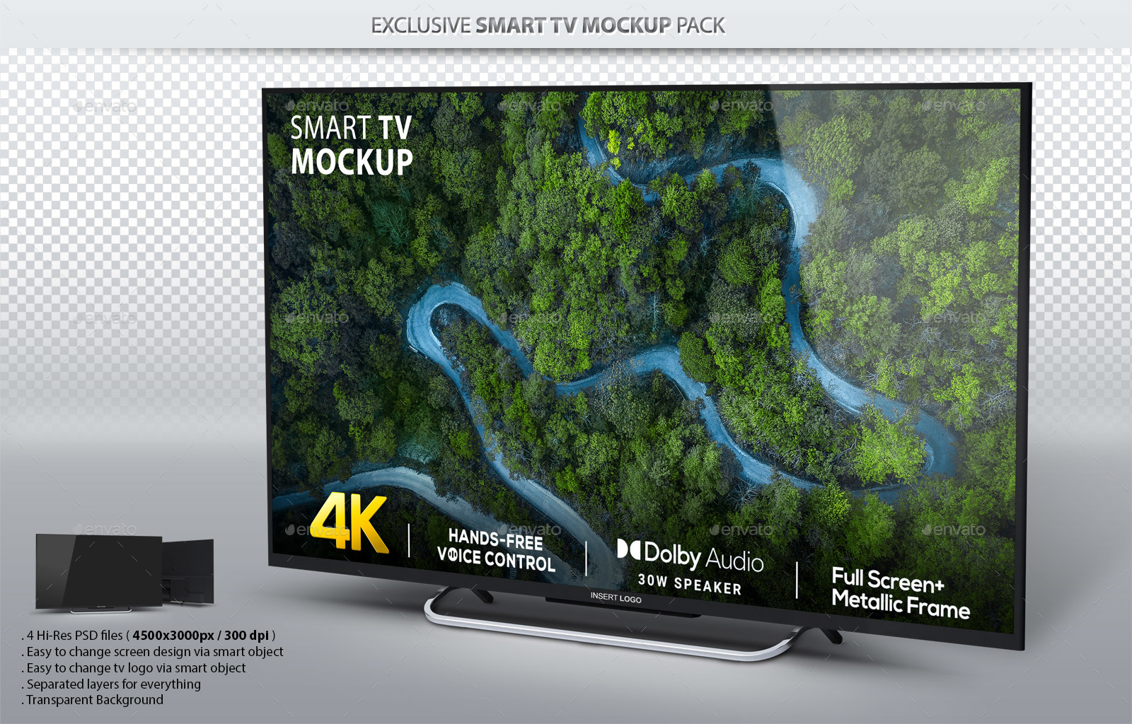 TV Screen Mockup / Series 1, Graphics | GraphicRiver