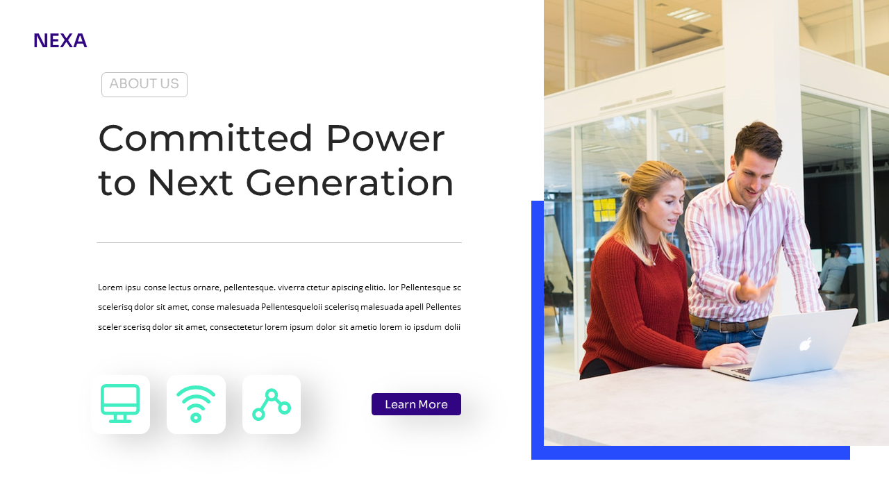 NEXA Technology Powerpoint Presentation Template, Presentation Templates