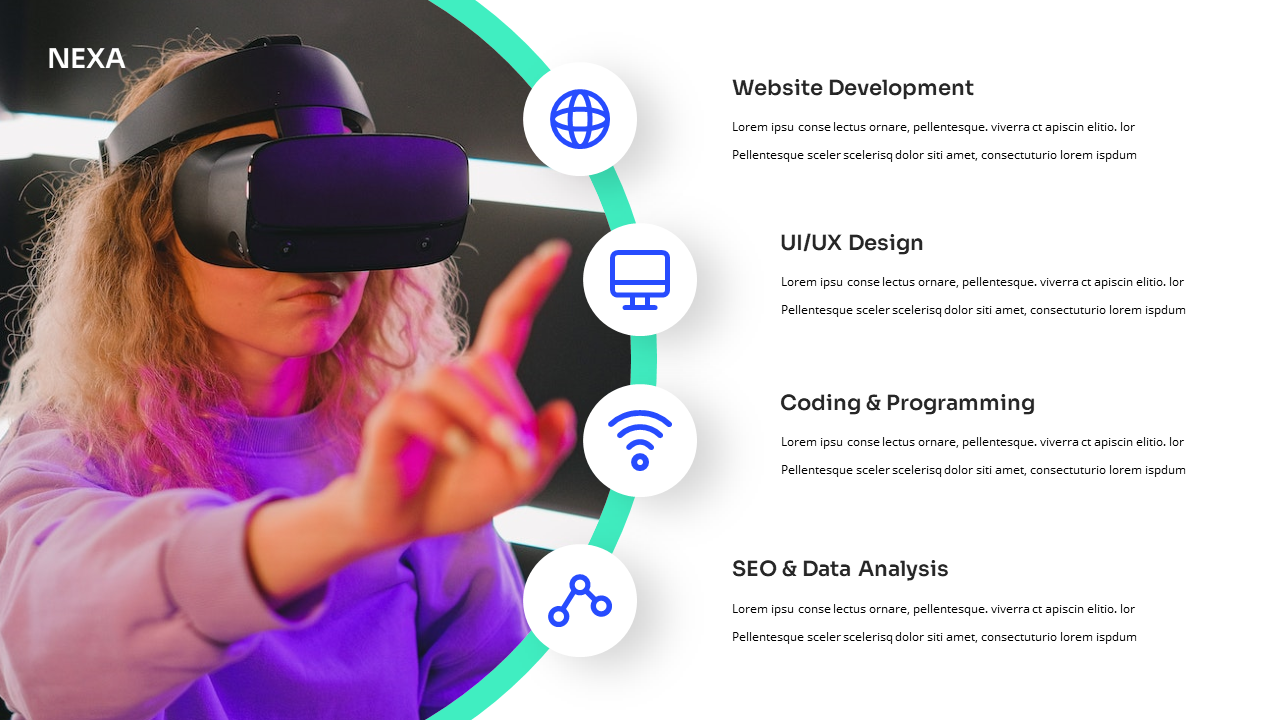 NEXA Technology Powerpoint Presentation Template, Presentation Templates