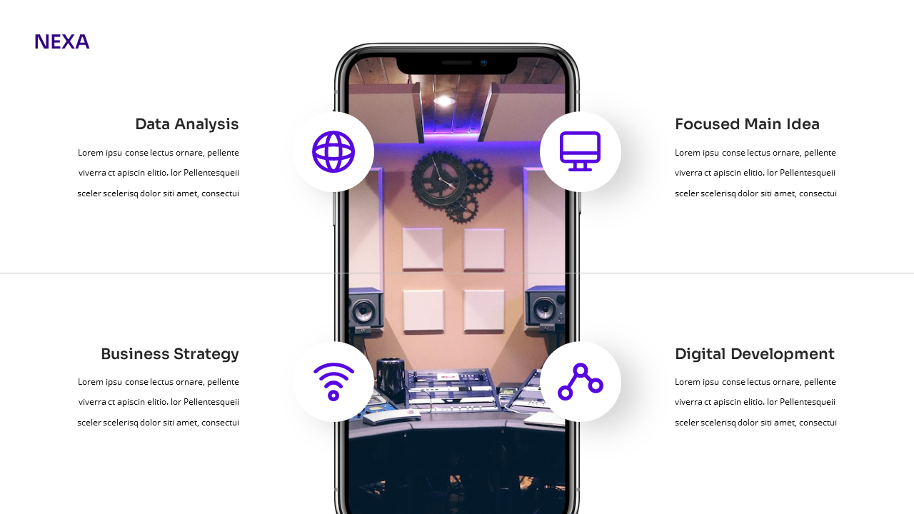 NEXA Technology Powerpoint Presentation Template, Presentation Templates