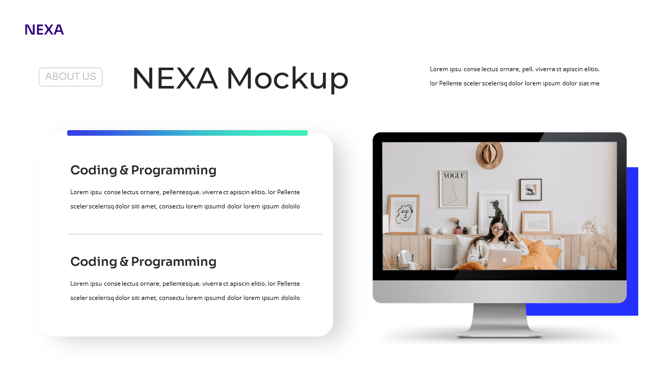 NEXA Technology Powerpoint Presentation Template, Presentation Templates