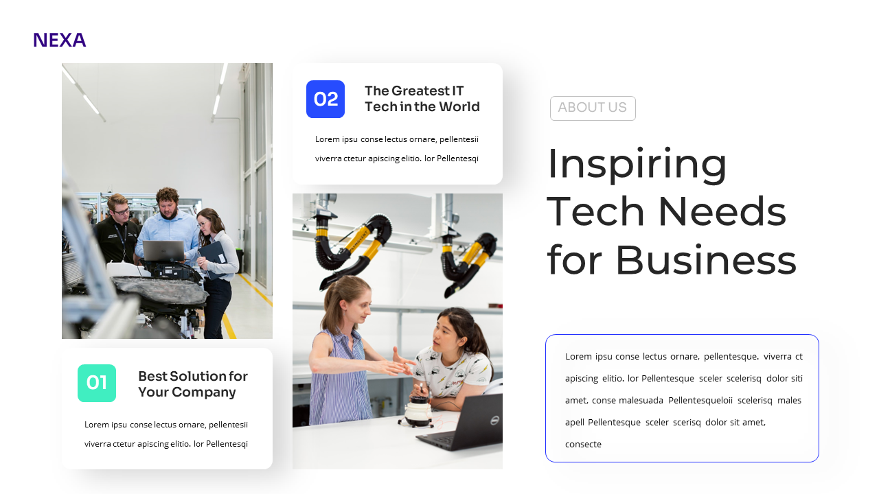 NEXA Technology Powerpoint Presentation Template, Presentation Templates