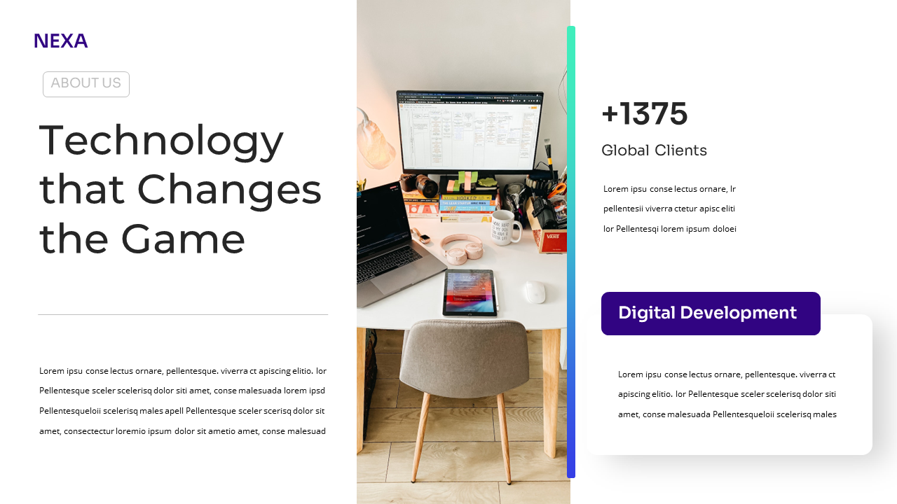 NEXA Technology Powerpoint Presentation Template, Presentation Templates