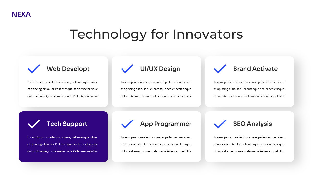 NEXA Technology Google Slides Template by ClickFirst_ | GraphicRiver
