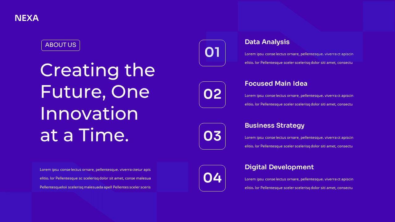 NEXA Technology Google Slides Template by ClickFirst_ | GraphicRiver