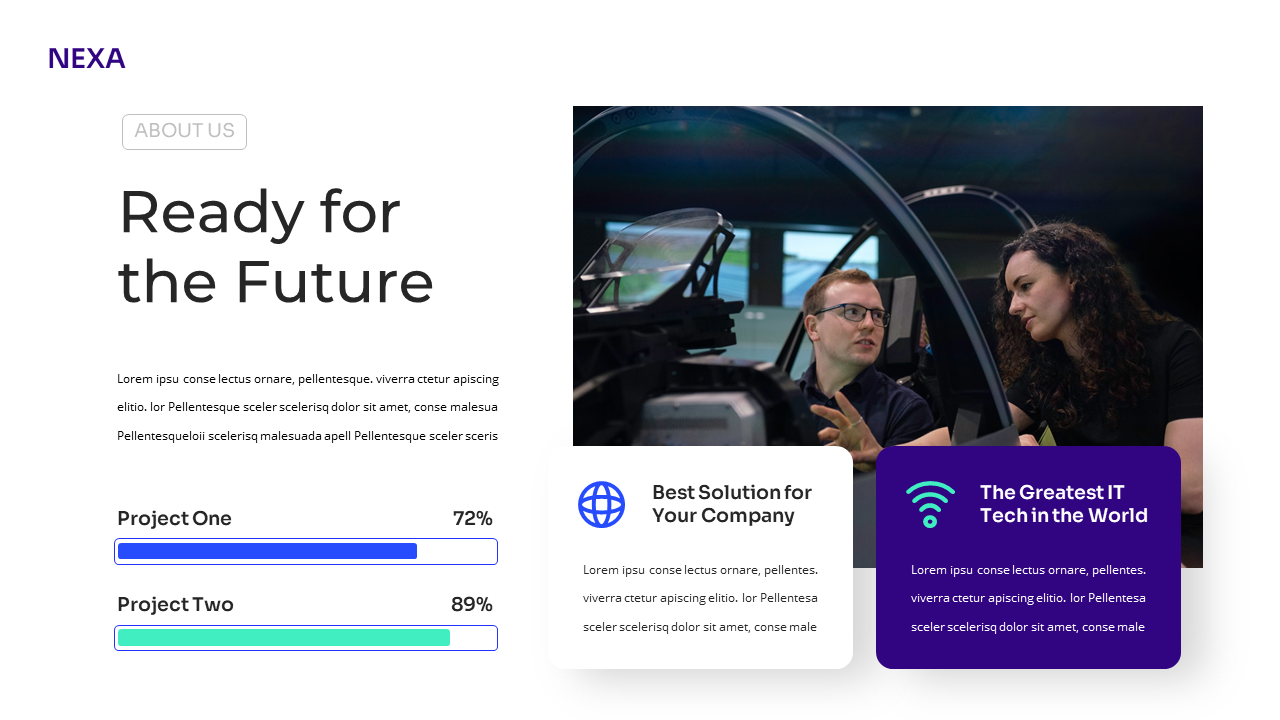 NEXA Technology Google Slides Template by ClickFirst_ | GraphicRiver