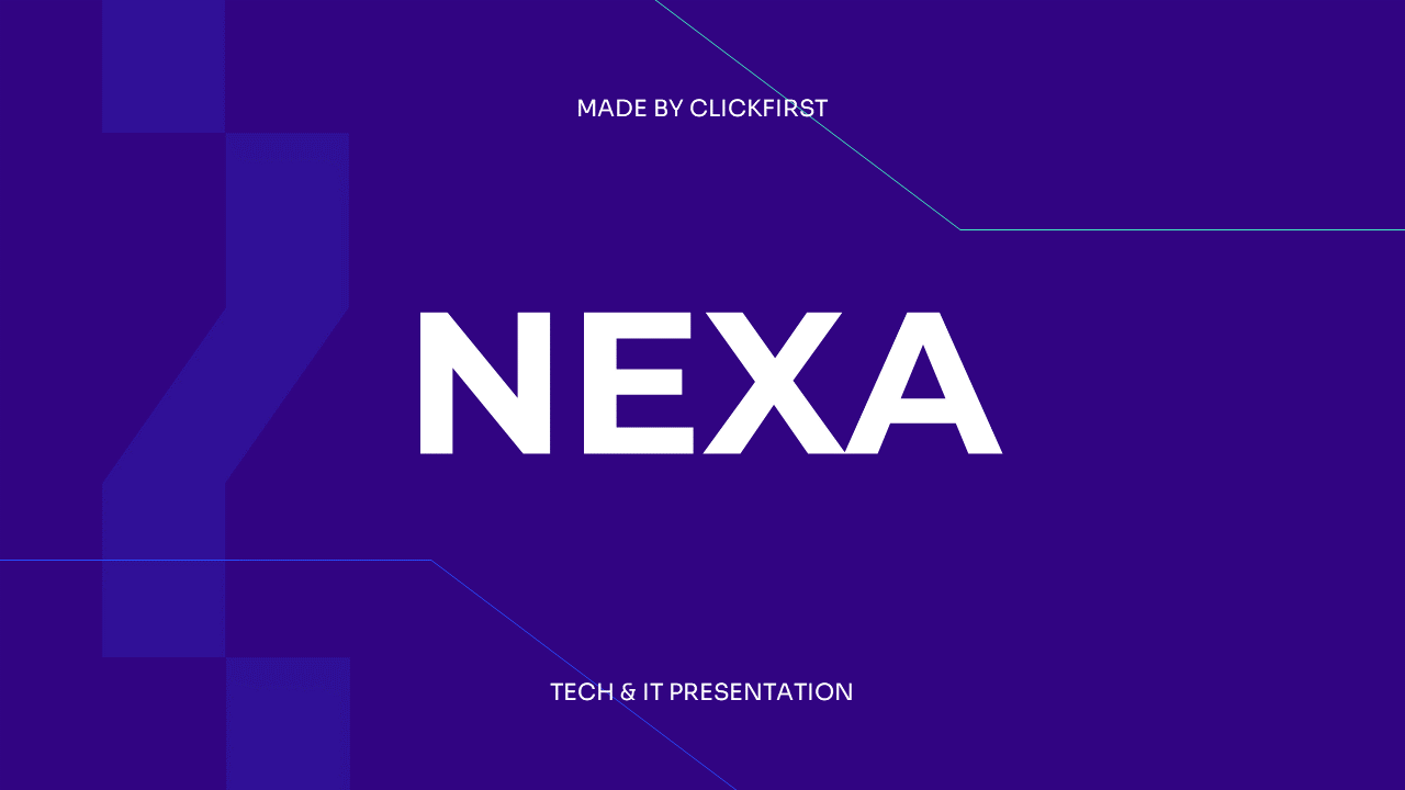 NEXA Technology Keynote Presentation Template, Presentation Templates