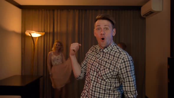 Cool Guy Clubbing at the Party, Stock Footage | VideoHive