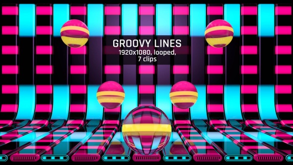 Groovy Lines VJ Pack, Motion Graphics | VideoHive