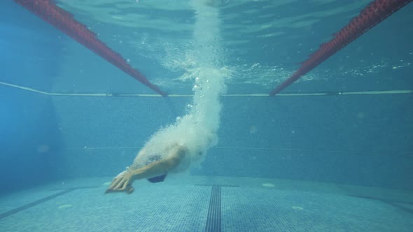 Dive in Water Pool, Stock Footage | VideoHive