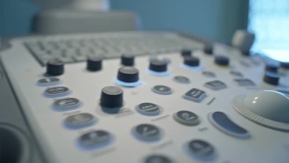 Control Panel of Ultrasound Machine, Stock Footage | VideoHive