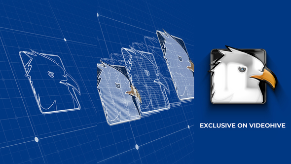Blueprint Grid Logo Reveal 5, After Effects Project Files | VideoHive
