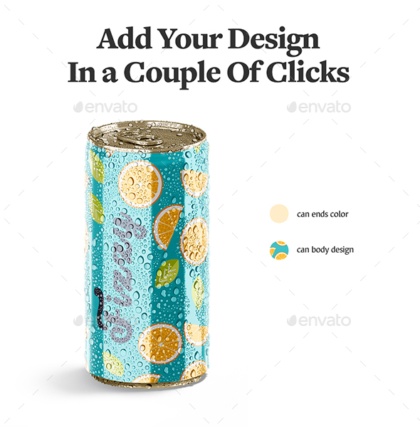 360" Can Mockups with Water Drops, Graphics | GraphicRiver
