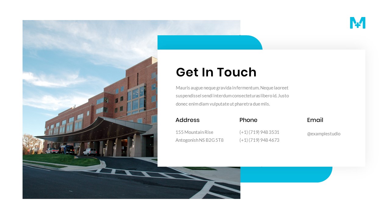 Meddist – Medical Center PowerPoint Template, Presentation Templates