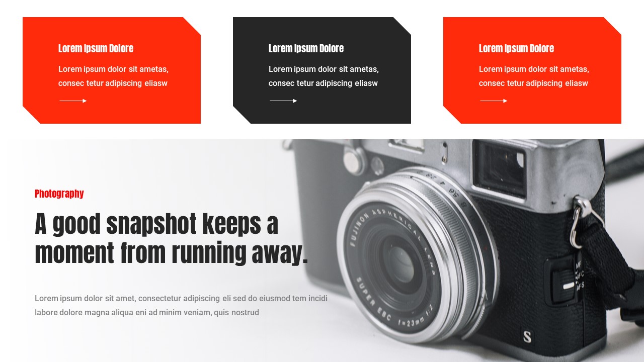 Photme - Photography Google Slides Template, Presentation Templates