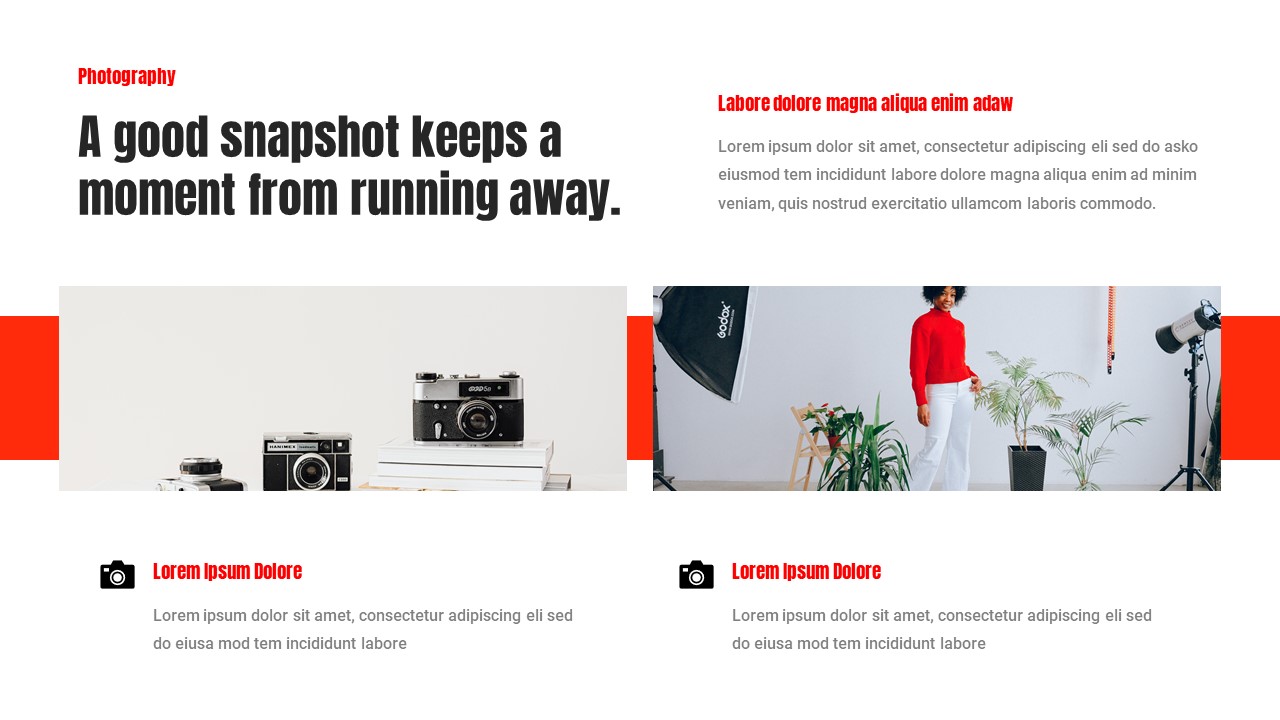 Photme - Photography Google Slides Template, Presentation Templates