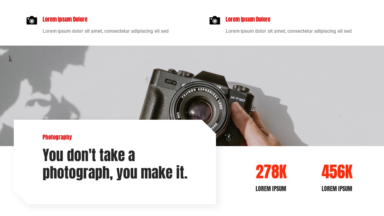 Photme - Photography Google Slides Template, Presentation Templates