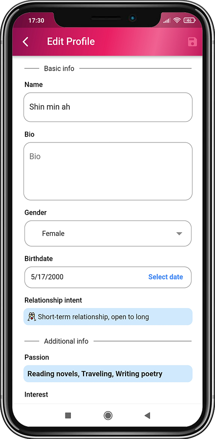 Bliss Dating App - Flutter, ExpressJs by Mamena | CodeCanyon