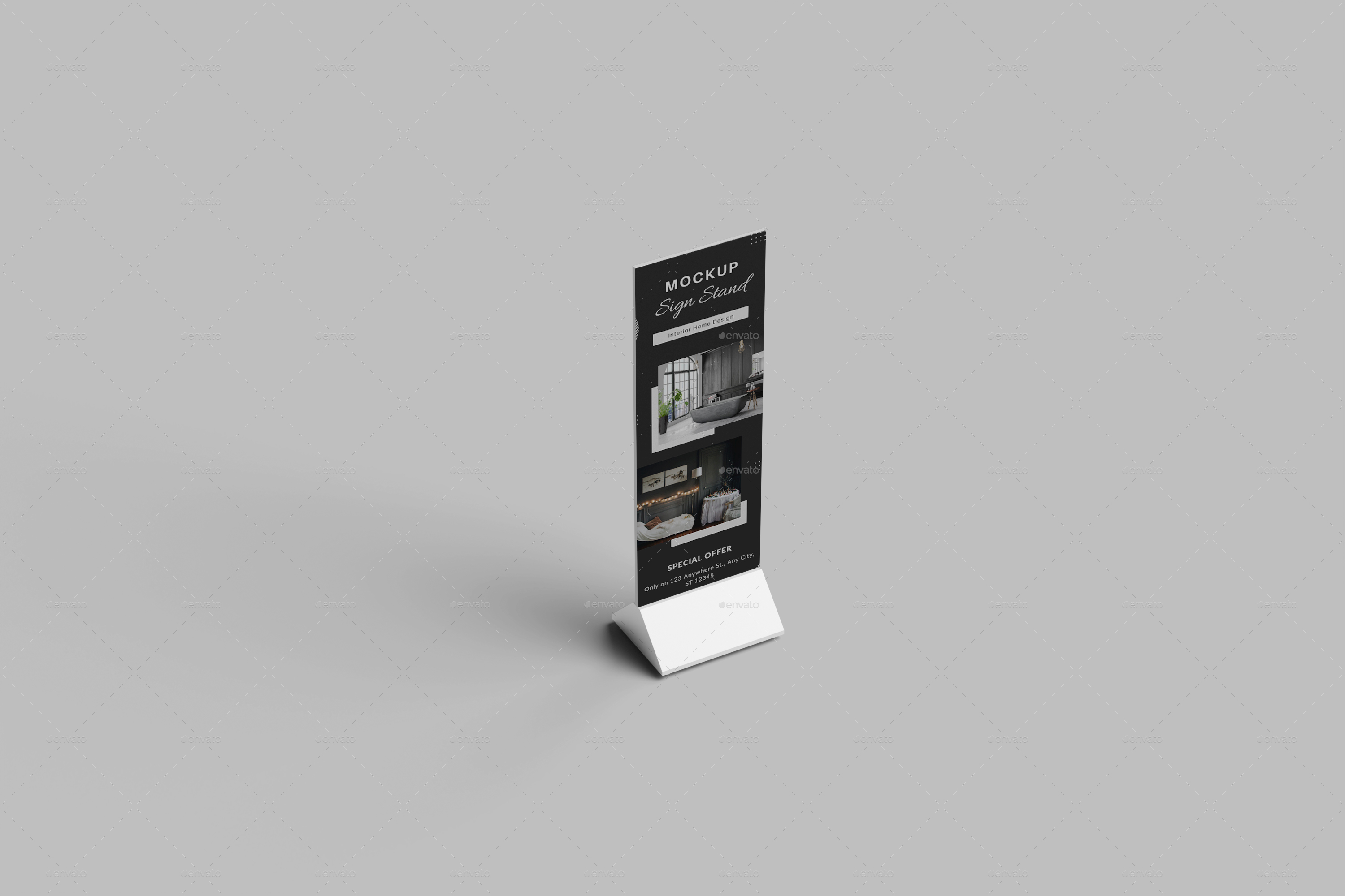 Sign Stand Mockup, Graphics | GraphicRiver