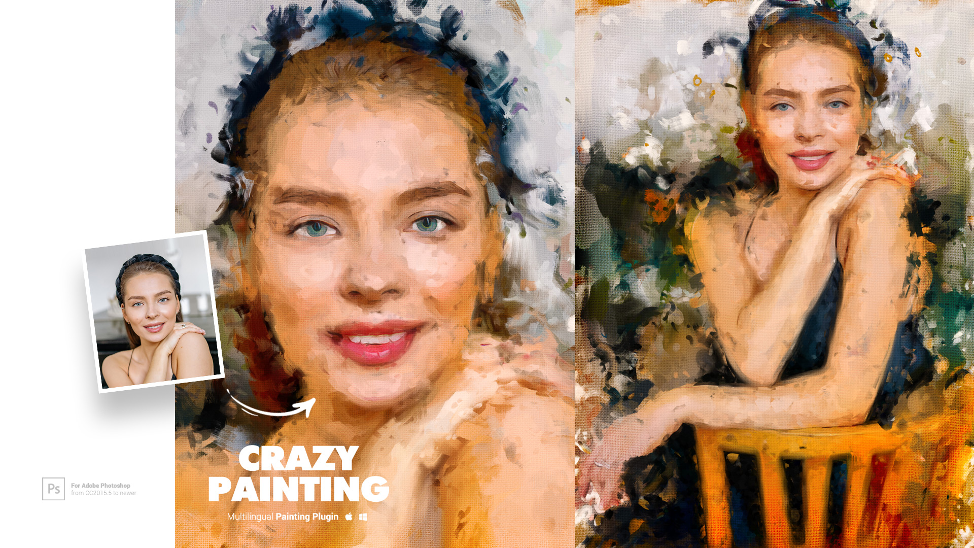 Crazy Painting - UXP Photoshop Plugin, Add-ons | GraphicRiver