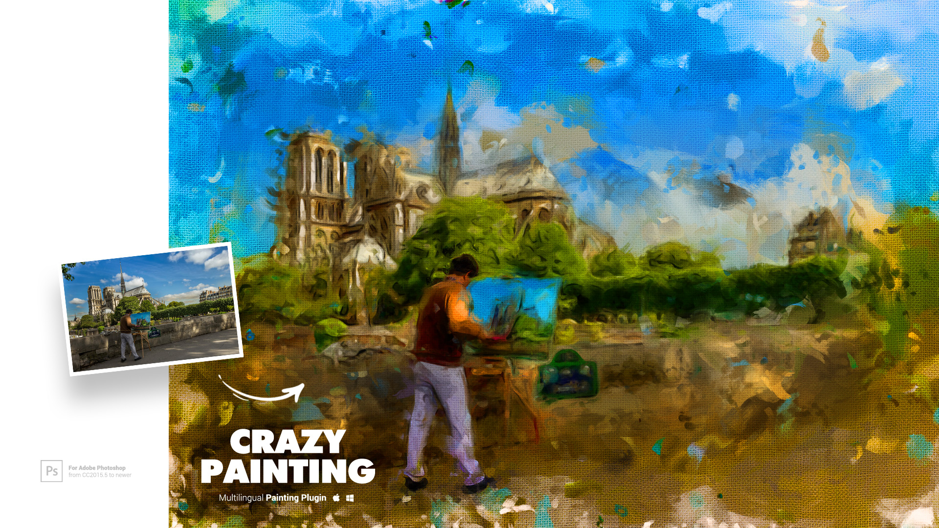 Crazy Painting - UXP Photoshop Plugin, Add-ons | GraphicRiver