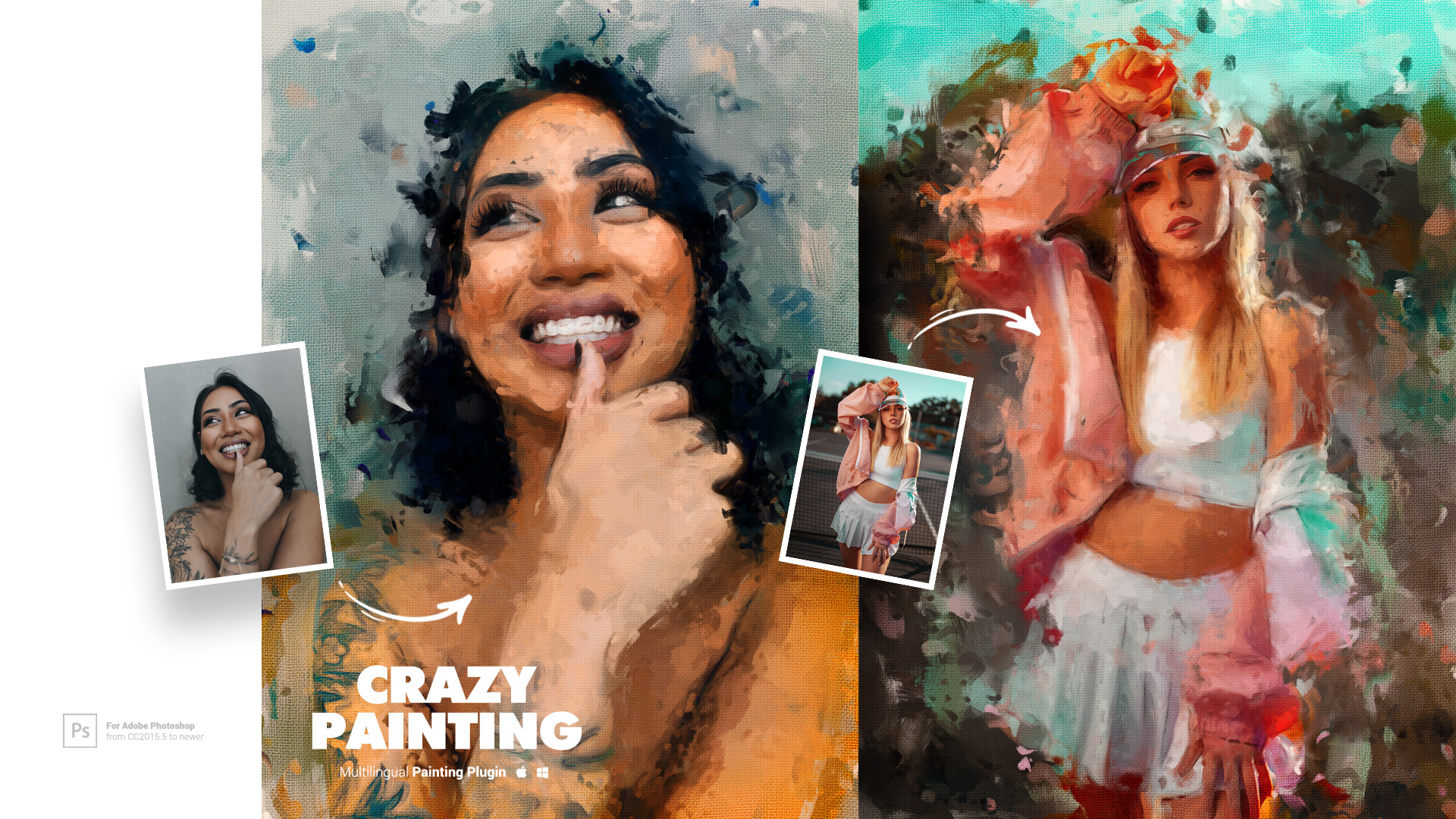 Crazy Painting - UXP Photoshop Plugin, Add-ons | GraphicRiver