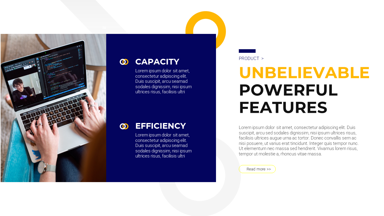 Look- Tech Business Powerpoint Presentation Template, Presentation ...