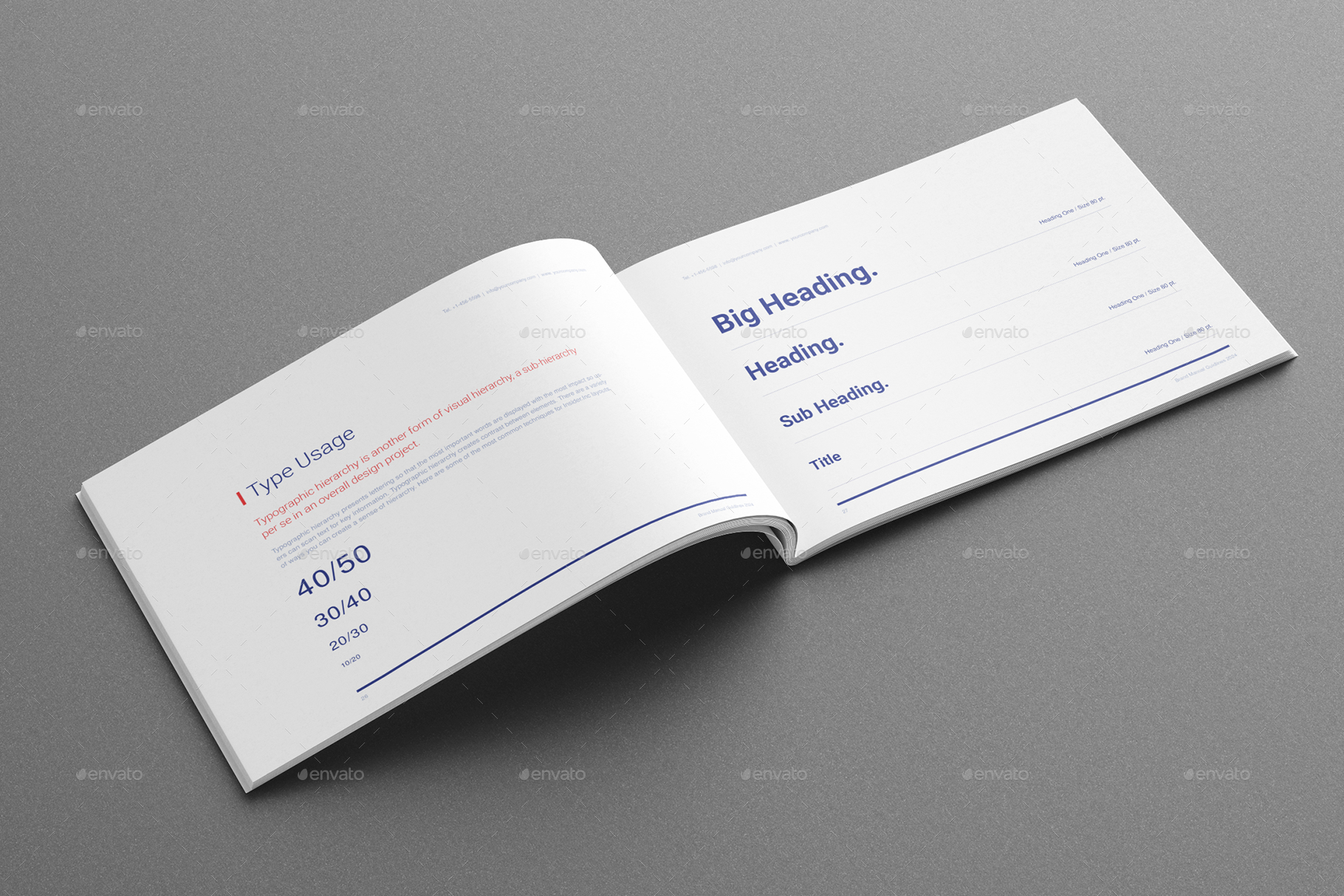 Brand Manual, Print Templates | GraphicRiver