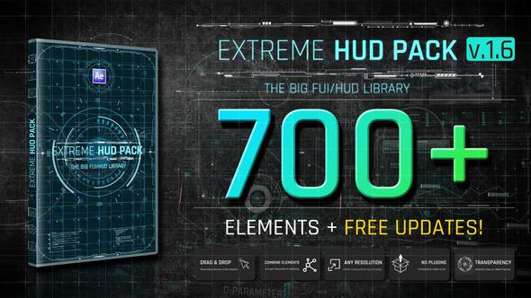 Extreme HUD Pack, After Effects Project Files | VideoHive
