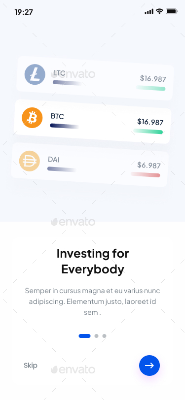 Cryptok | Figma Template - Crypto Wallet UI KIts App, Web Elements
