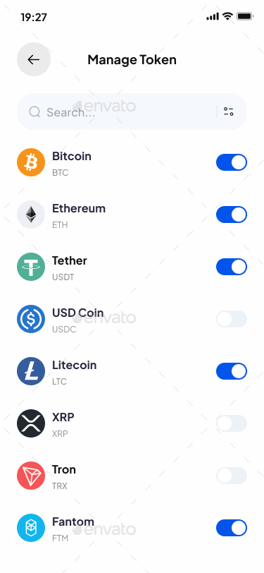Cryptok | Figma Template - Crypto Wallet UI KIts App, Web Elements